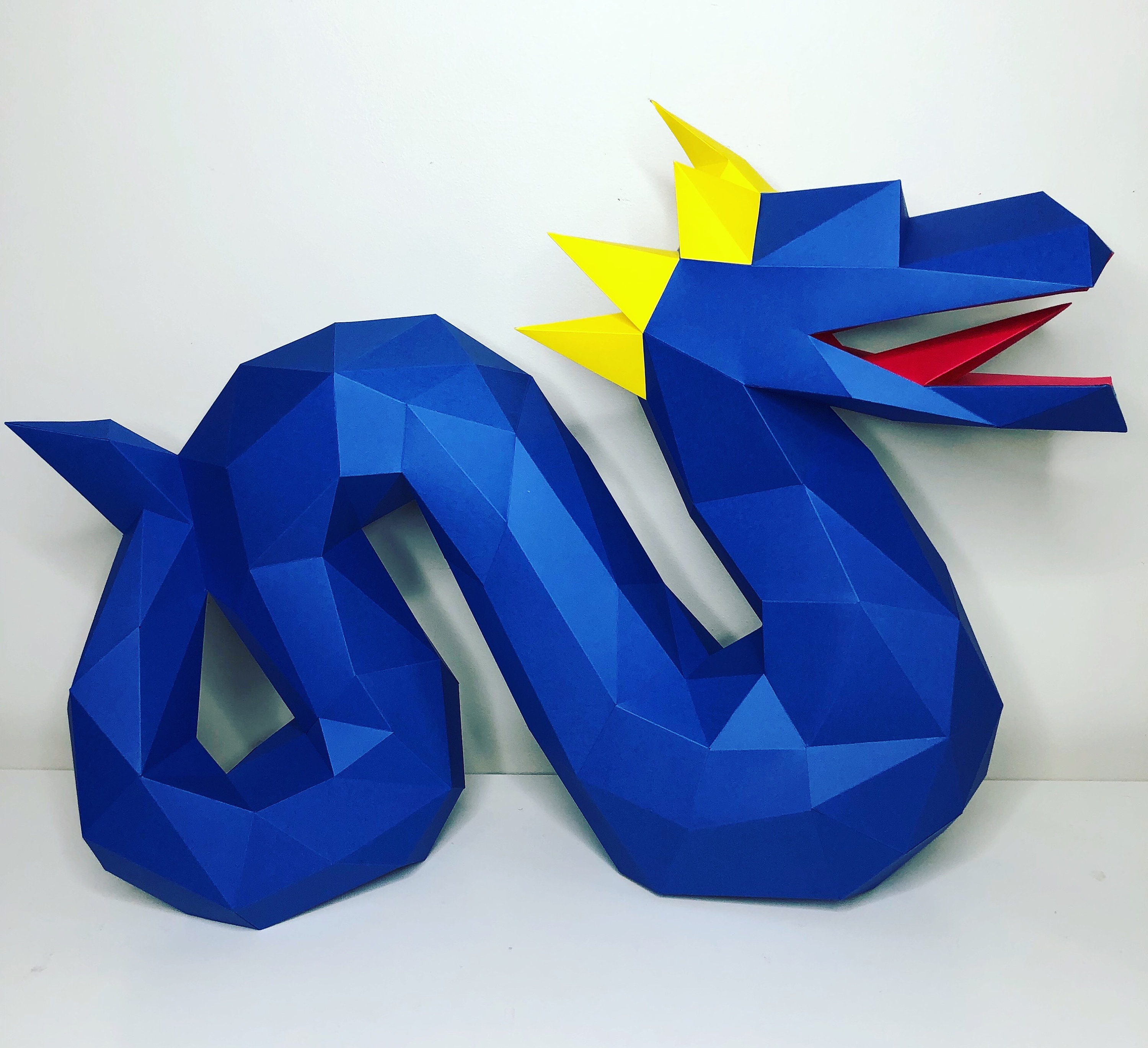 Dragon Snake 3d Papercraft. You Get SVG PDF Digital File - Etsy Canada