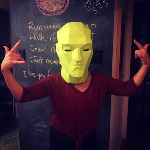 Head 3d Papercraft. You Get a PDF Digital File Template and ...