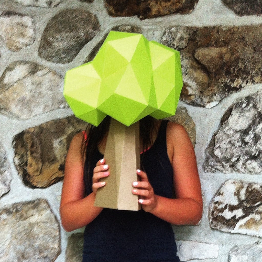 Tree 3dpapercraft, Improved Version! You Get a Svg, Dxf, PDF Digital ...