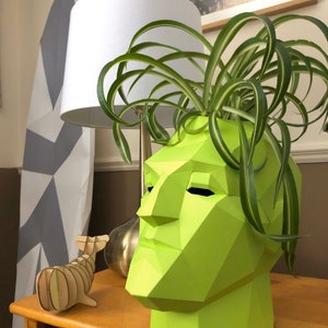 Head 3d Papercraft. You Get a PDF Digital File Template and ...