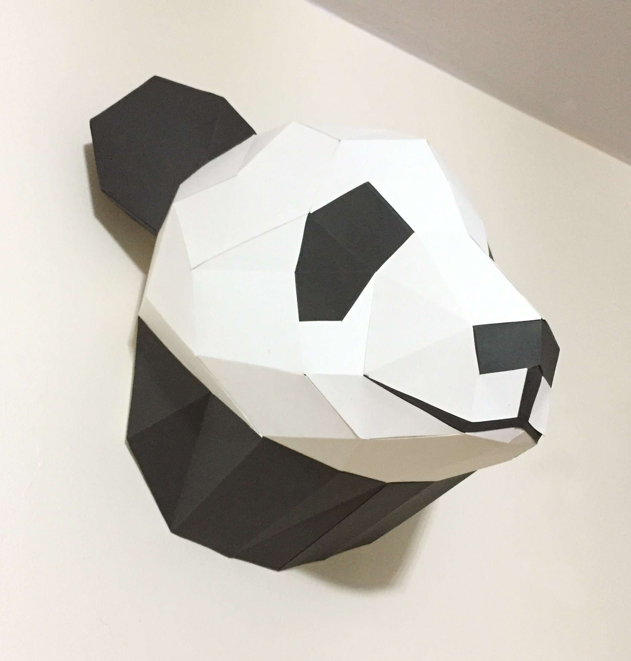 Panda Papercraft. You Get a PDF Digital File Templates and | Etsy