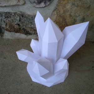 Crystal Papercraft. With This Purchase You Get SVG and PDF Digital ...