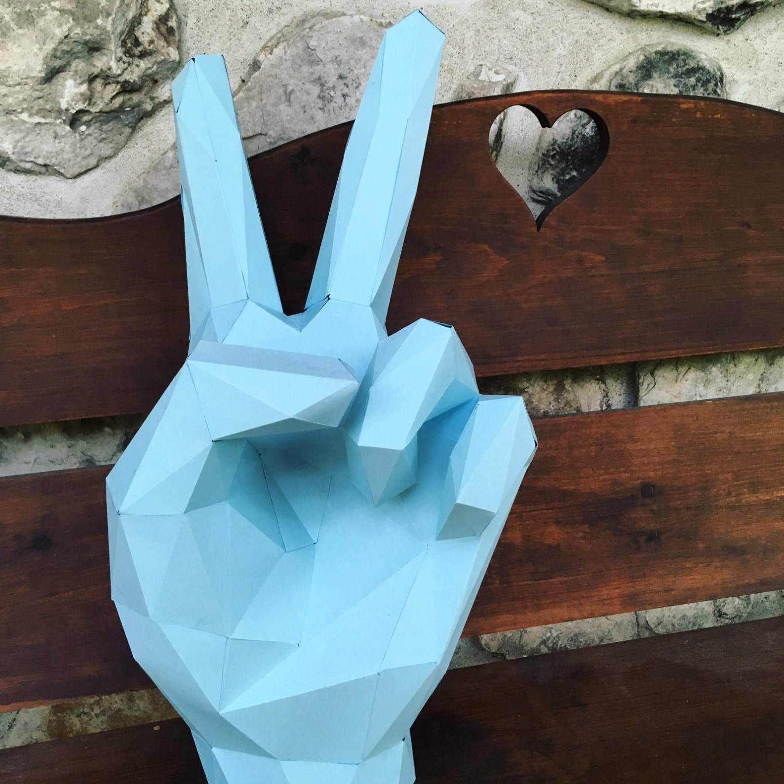 Hand Bundle Papercraft. You Get 4 PDF Digital Templates and ...