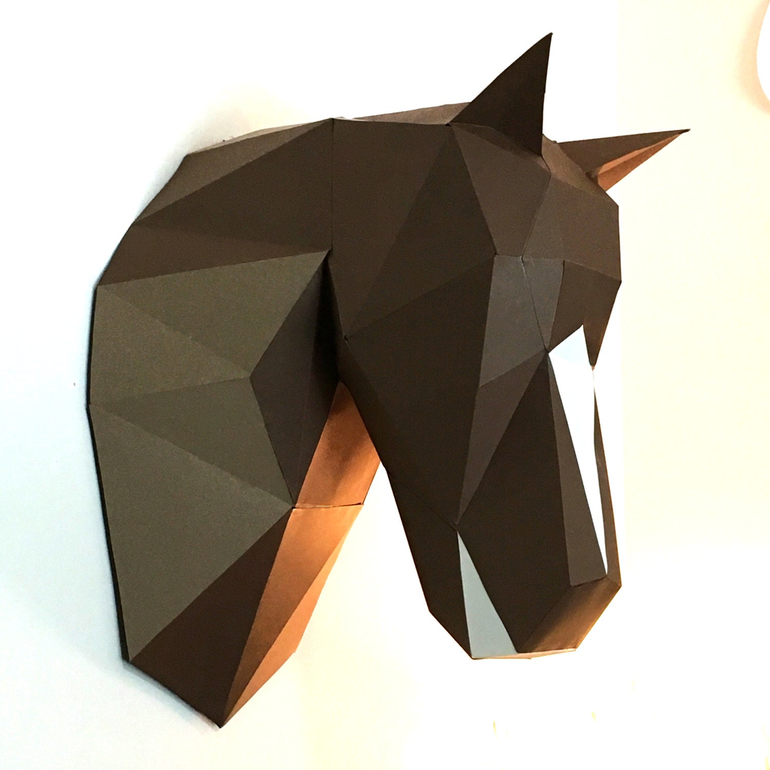 Horse Papercraft. You Get a PDF Digital File With Templates (pattern ...