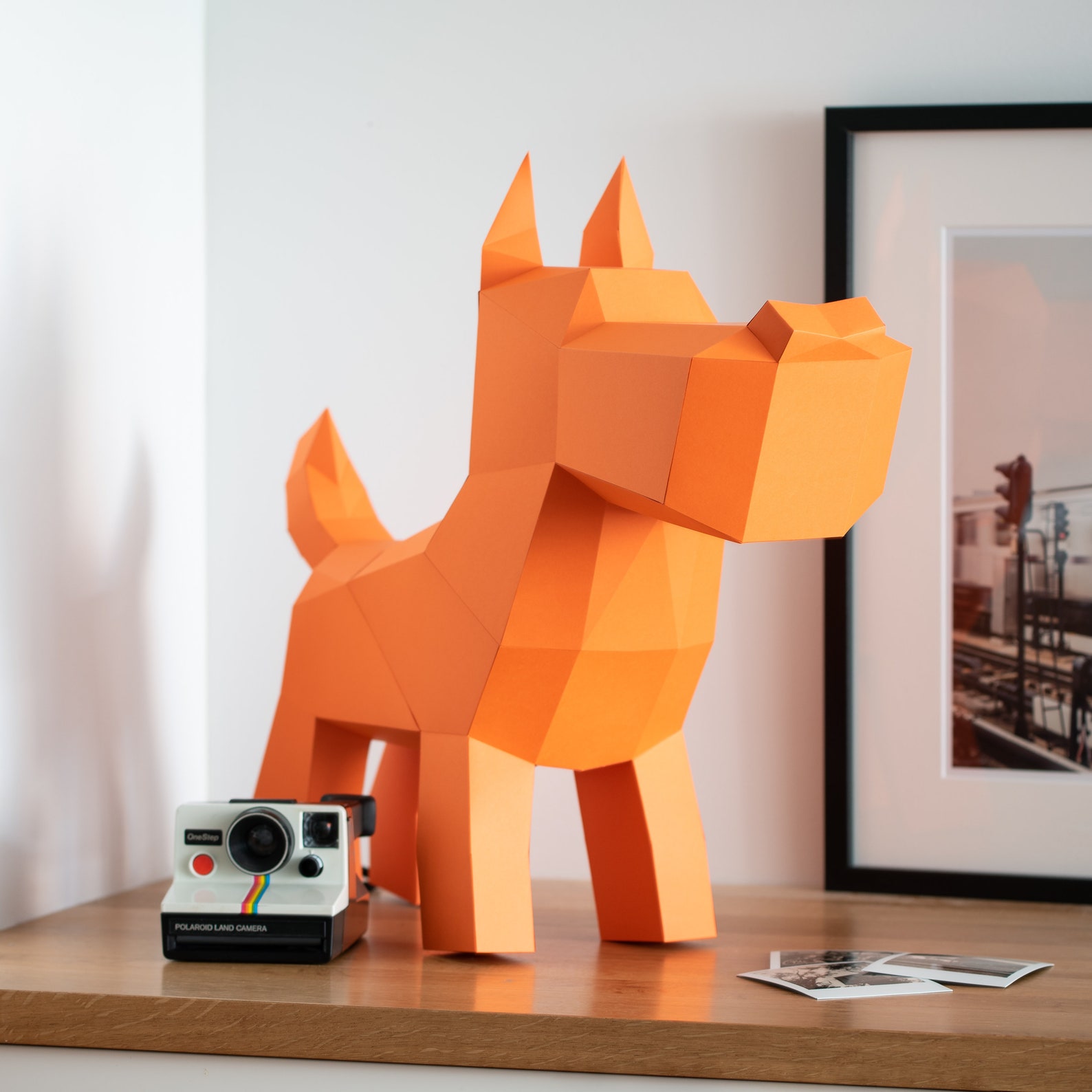 Cartoon Dog Papercraft. You Get a PDF Digital File Template and ...