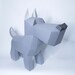 Cartoon Dog Papercraft. You Get a PDF Digital File Template and ...