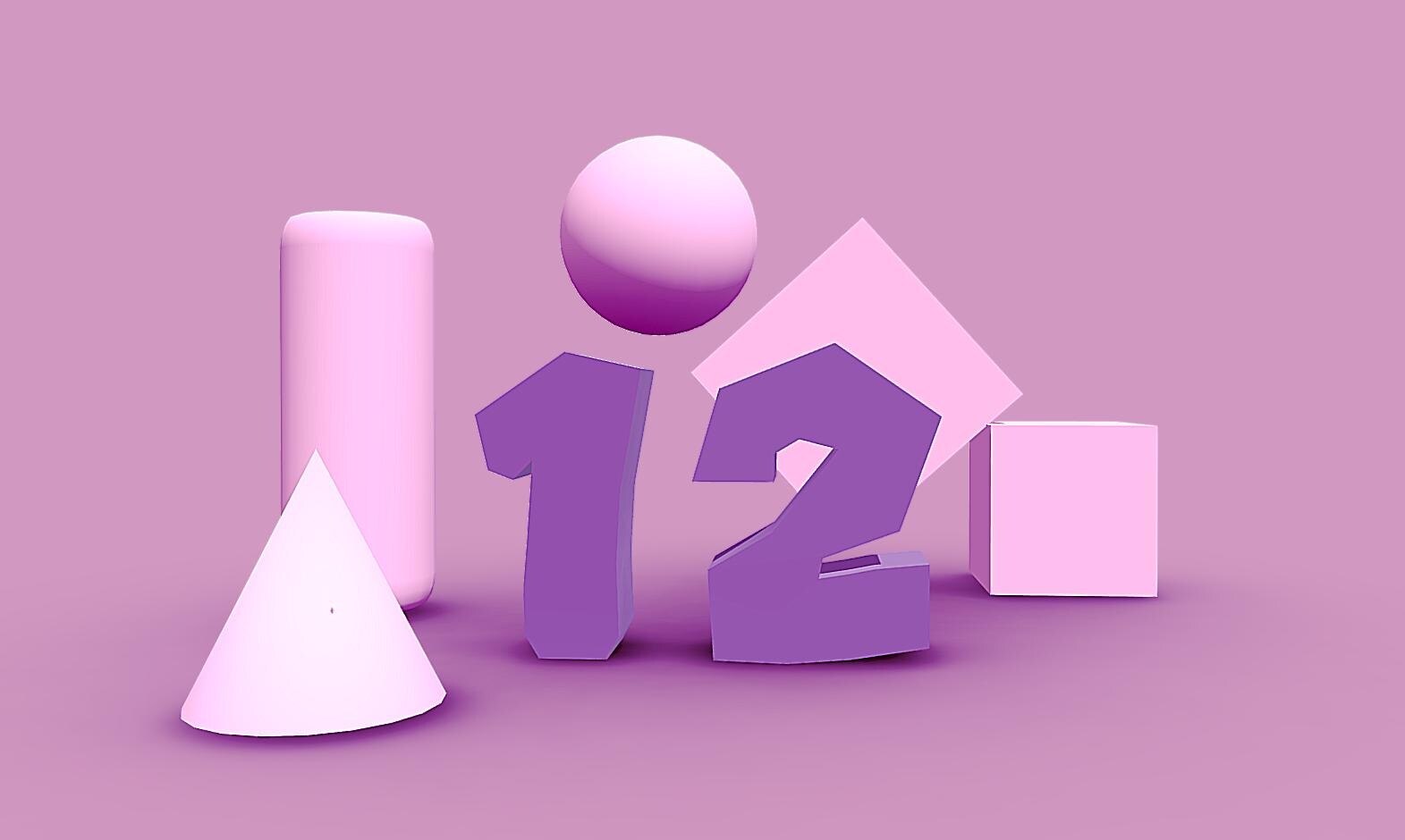 Numbers Bundles DIY 3D Papercraft Numbers. 2 Size Pattern, for All ...
