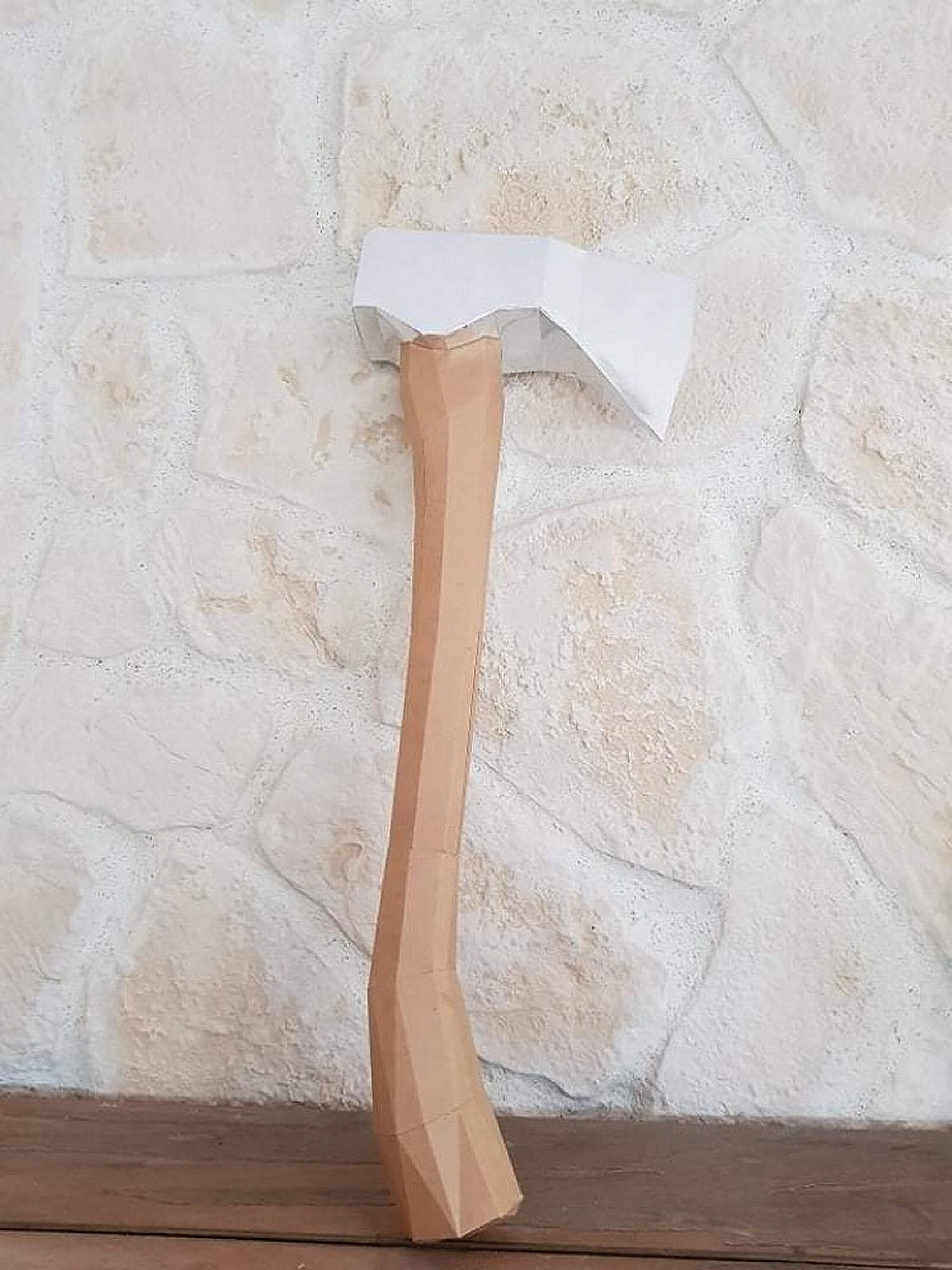 Axe 3D Papercraft. Get SVG and PDF Digital File Pattern and - Etsy ...