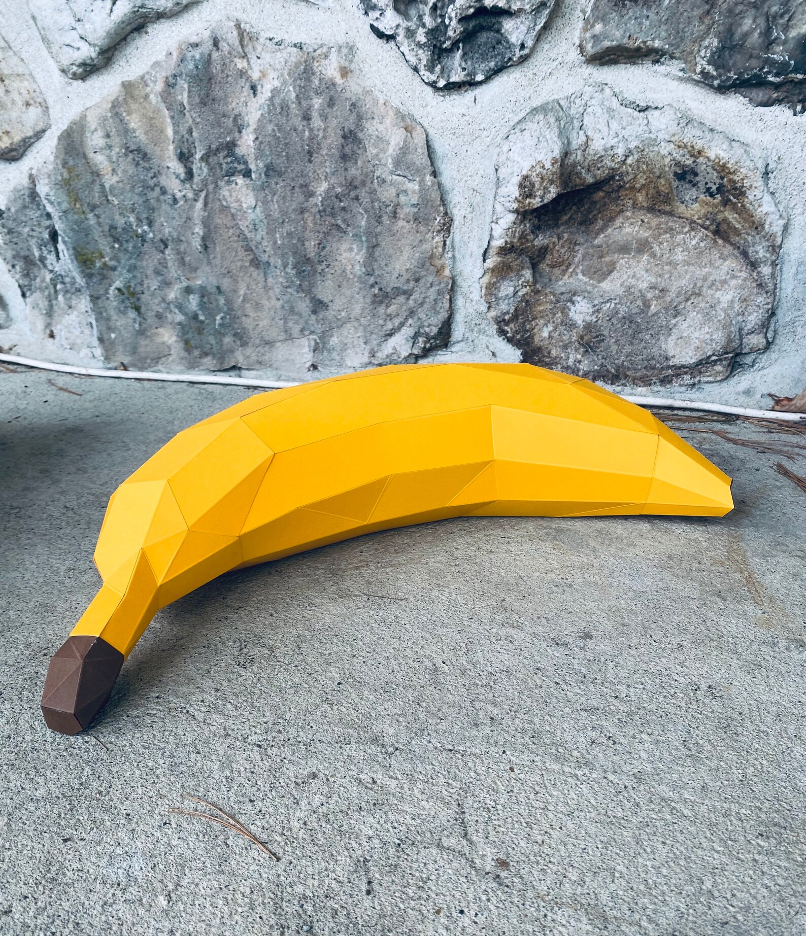 Banana Papercraft. You Get SVG Files and PDF Digital Templates and ...