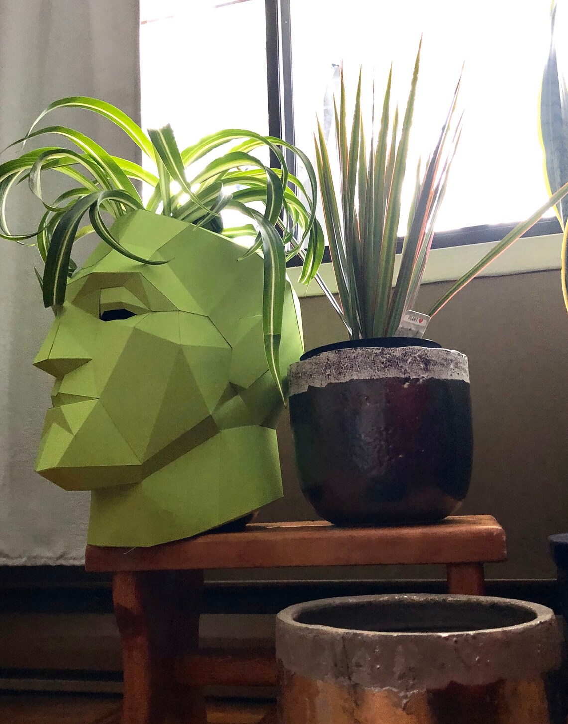 Geometric Papercraft Head Template, DIY Sculpture (PDF Pattern) - Etsy