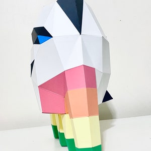 Monster Key 3D Papercraft, Lowpoly Paper, Get PDF Digital File Template ...