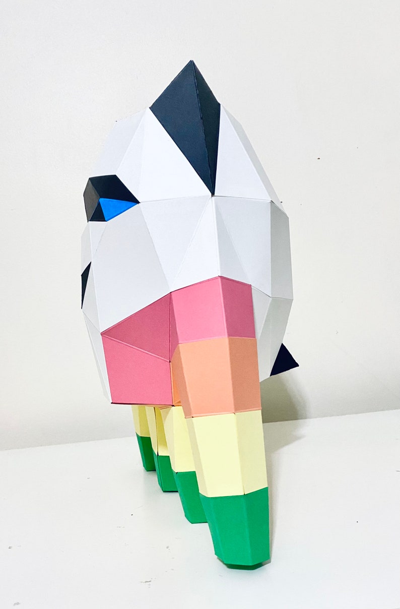 Monsters 3D Papercraft Pack, Cute Lowpoly Paper, Get 2 Models PDF ...