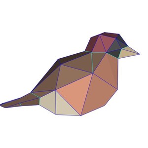 Robin Bird 3D Papercraft. You Get SVG and PDF Digital File Templates ...