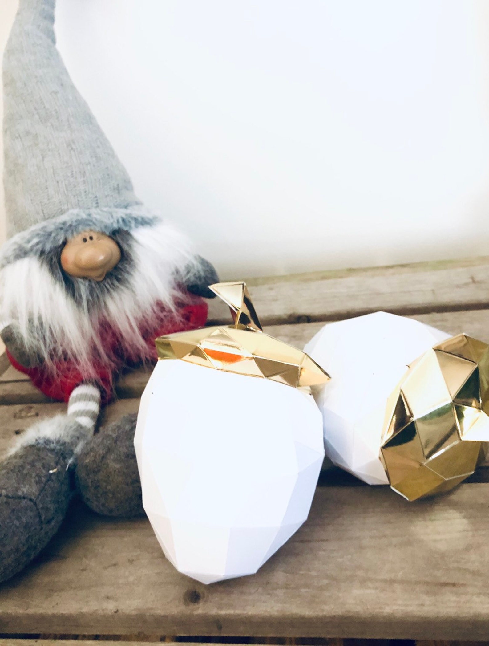 Acorn Papercraft. You Get a PDF Digital File With 2 Size Template ...