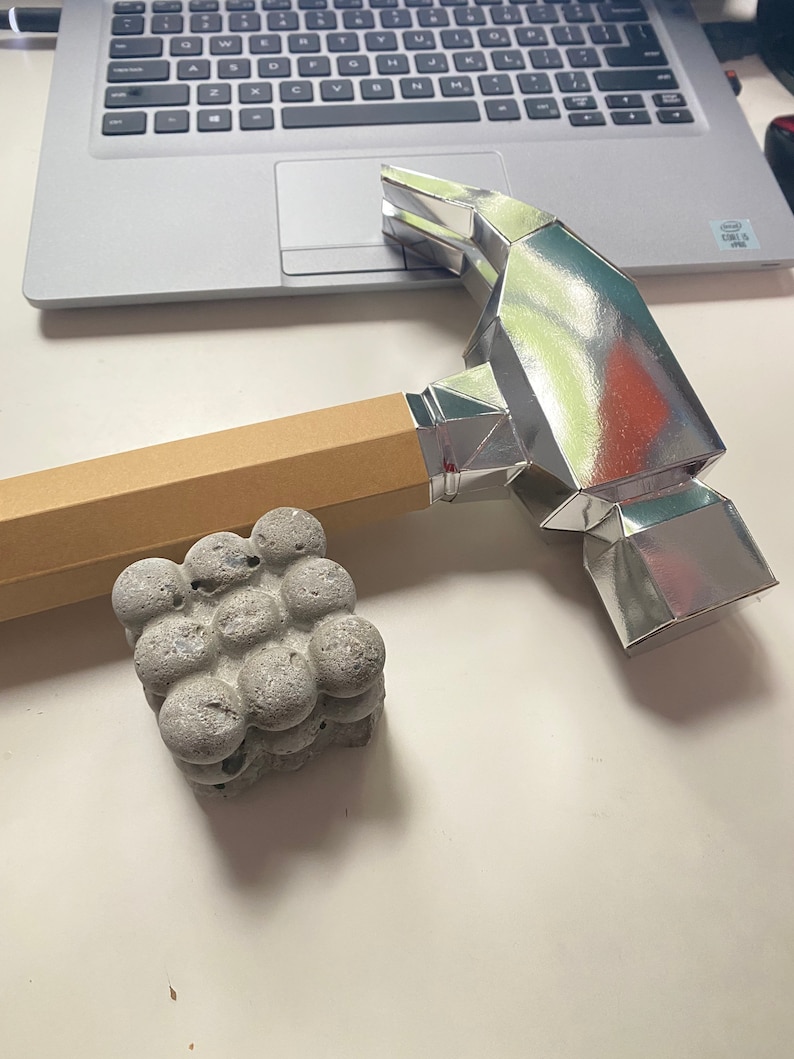 Hammer 3D Papercraft. You Get SVG and PDF Digital Template and ...