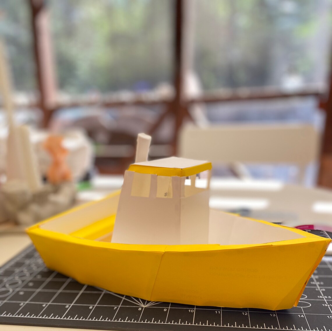 Boat 3D Papercraft, Lowpoly Paper, Get SVG, PDF Digital File Template ...