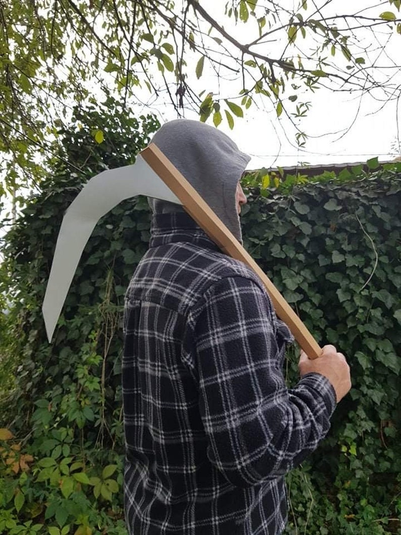 Scythe 3D Papercraft. Get SVG PDF Digital File Pattern and - Etsy