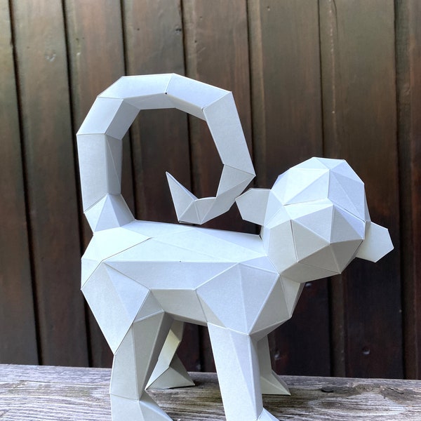 3d Monkey Svg - Etsy