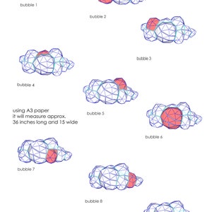 Cloud Full 3D Papercraft. Big - Option to Print on A3 Size Cardstock ...