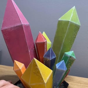 Crystal Papercraft. With This Purchase You Get SVG and PDF Digital ...
