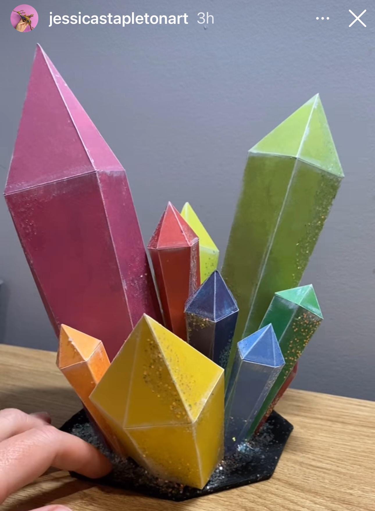 Crystal Papercraft. With This Purchase You Get SVG and PDF Digital ...