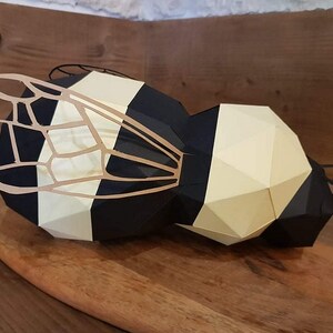 Bumblebee 3d Papercraft. You Get a PDF Digital File With Templates and ...