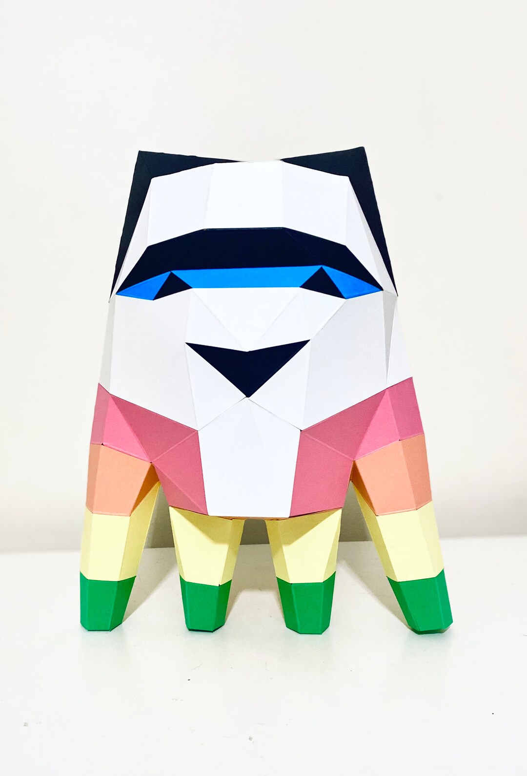 Monster Key 3D Papercraft, Lowpoly Paper, Get PDF Digital File Template ...