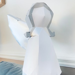 Angel 3d Papercraft. You Get a PDF Digital File With Templates and ...