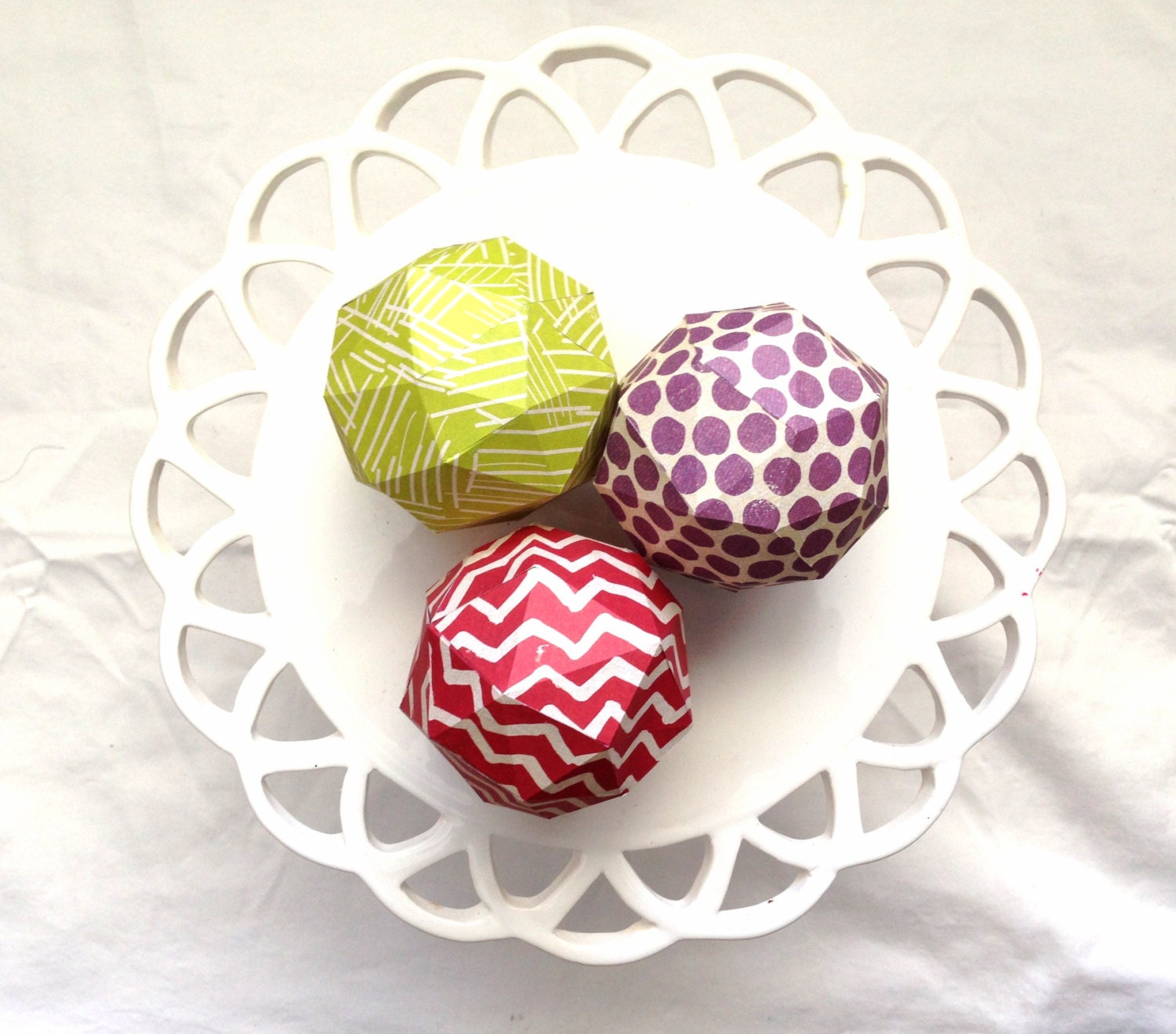 Balls 3d Papercraft. You Get a PDF and SVG Digital Files With - Etsy