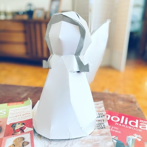 Angel 3d Papercraft. You Get a PDF Digital File With Templates and ...