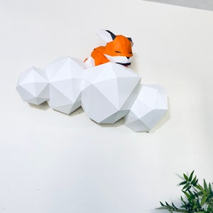 Cloud Shelves 3d Papercraft Model. You Get SVG, PDF Digital File ...