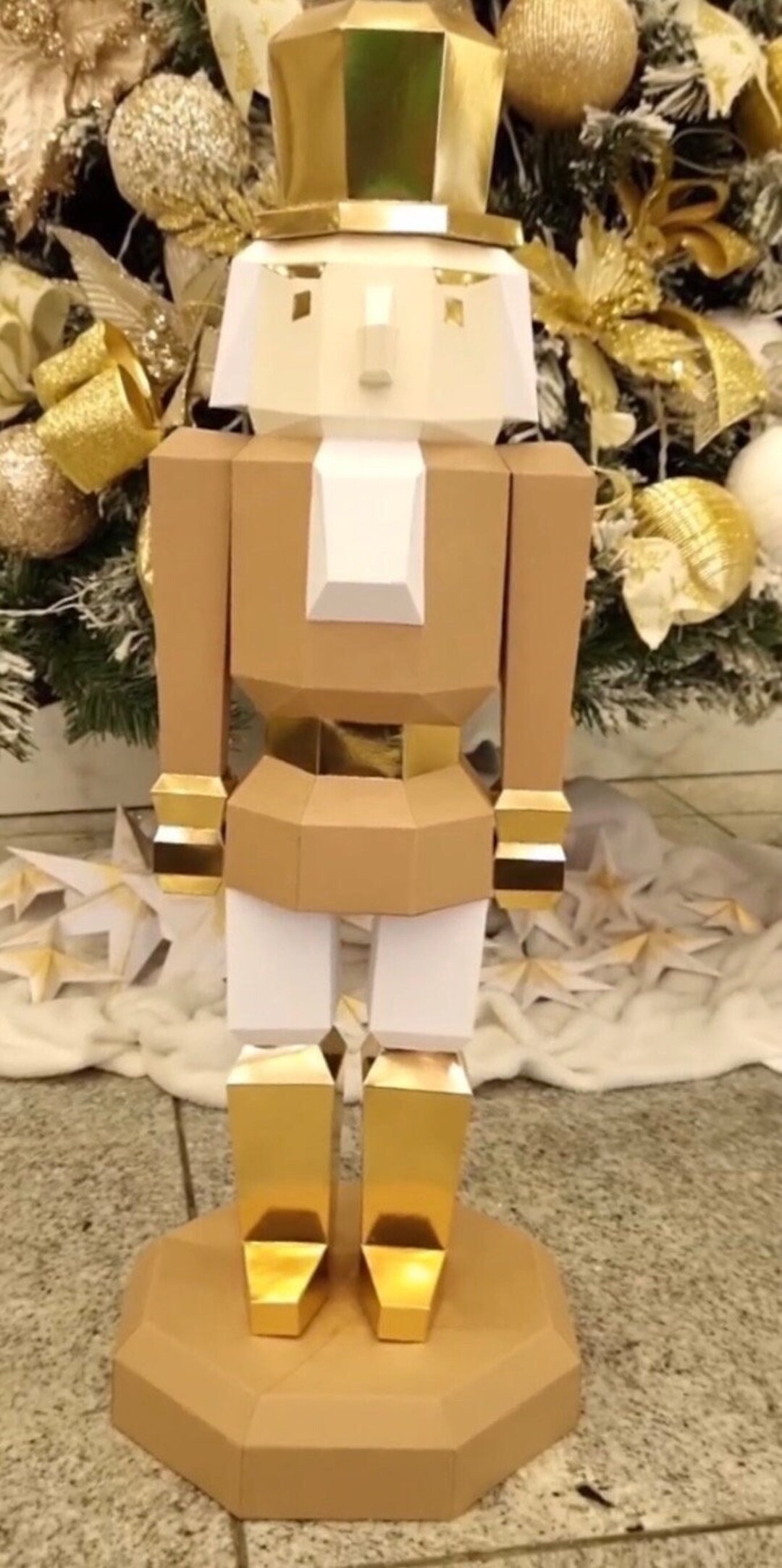 Nutcracker 3D Papercraft. Improved DIY Nutcracker, Get SVG and PDF ...
