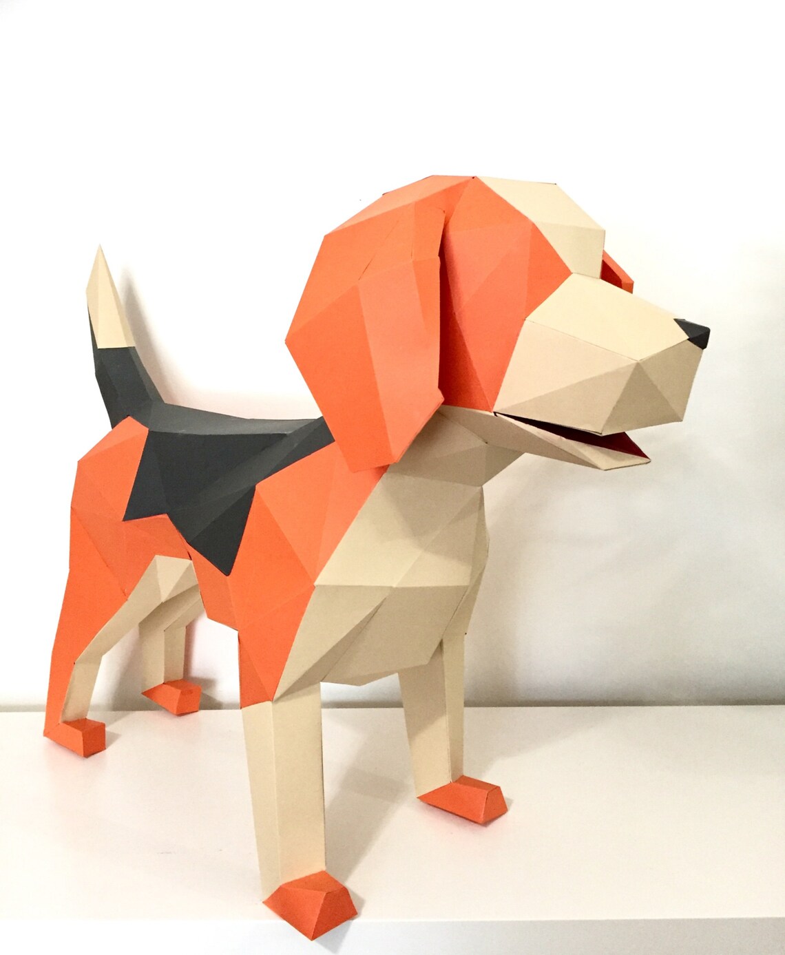 Joe BEAGLE 3d Papercraft. With This Purchase You Get PDF - Etsy