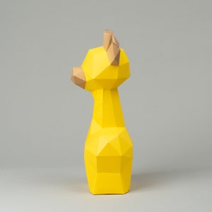 Baby Giraffe 3D Papercraft. You Get SVG and PDF Digital File Templates ...
