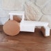 Tractor 3D Papercraft. From Wooden Toy Series, Lowpoly Paper, Get SVG ...
