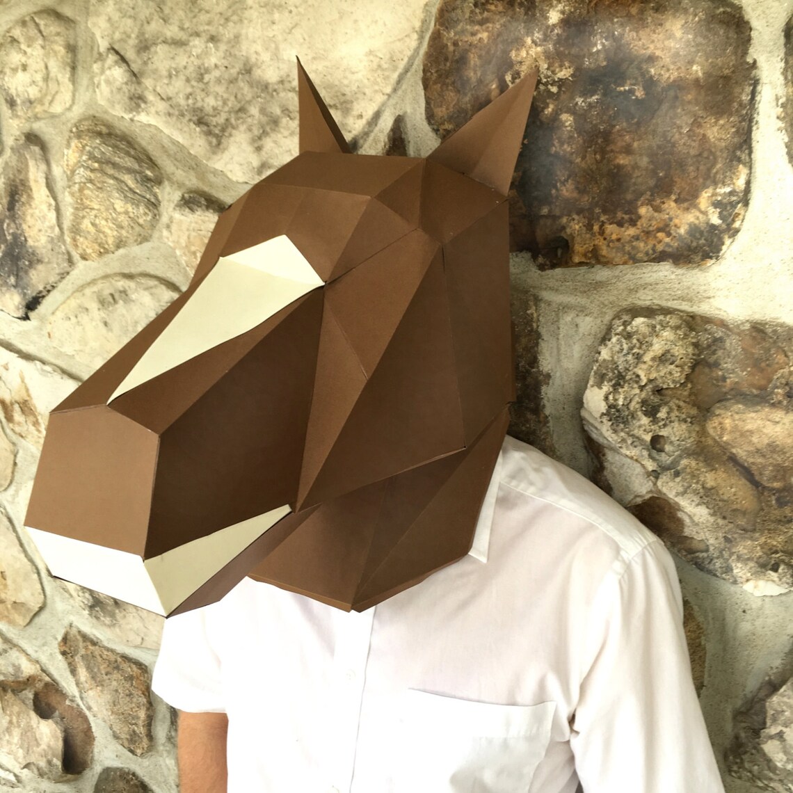 Horse Papercraft. You Get a PDF Digital File With Templates (pattern ...