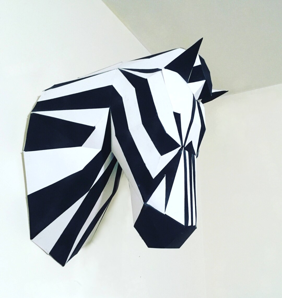 Zebra Papercraft. You Get SVG and PDF Digital File Templates and ...
