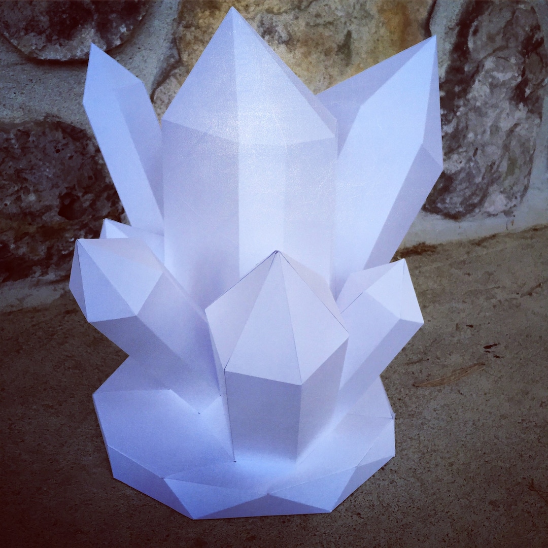 Crystal Papercraft. With This Purchase You Get SVG and PDF Digital ...