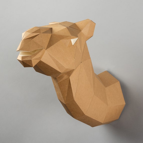Camel 3d Papercraft. With This Purchase You Get PDF Digital | Etsy