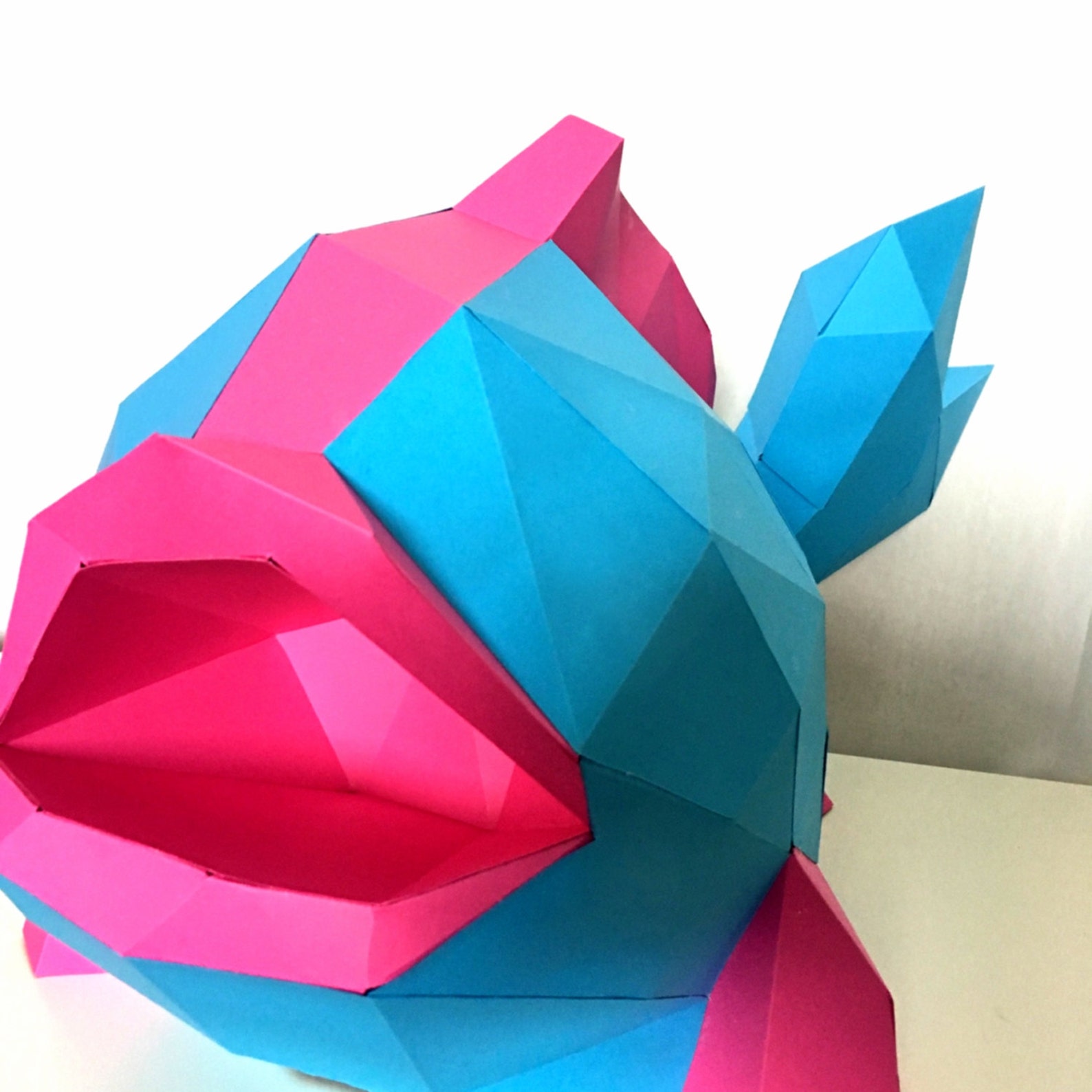 Fish 3D Papercraft. You Get a PDF Digital File Template and ...