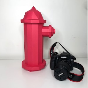 Fire Hydrant 3d Papercraft Model. You Get PDF and SVG Digital File ...