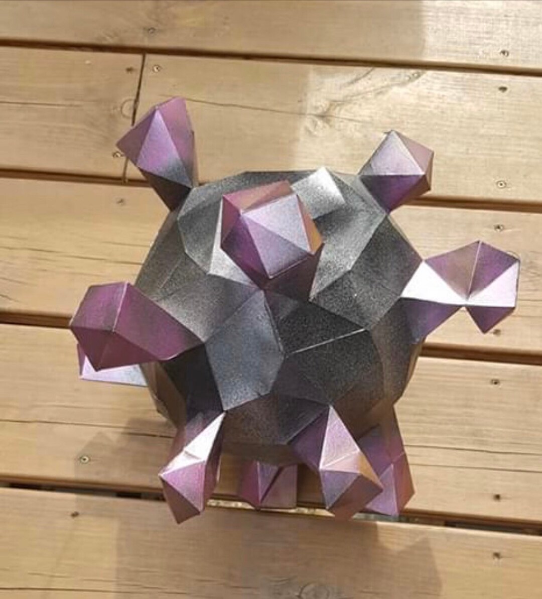 Virus 3d Papercraft. You Get PDF Digital File Templates and ...