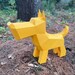 Cartoon Dog Papercraft. You Get a PDF Digital File Template and ...