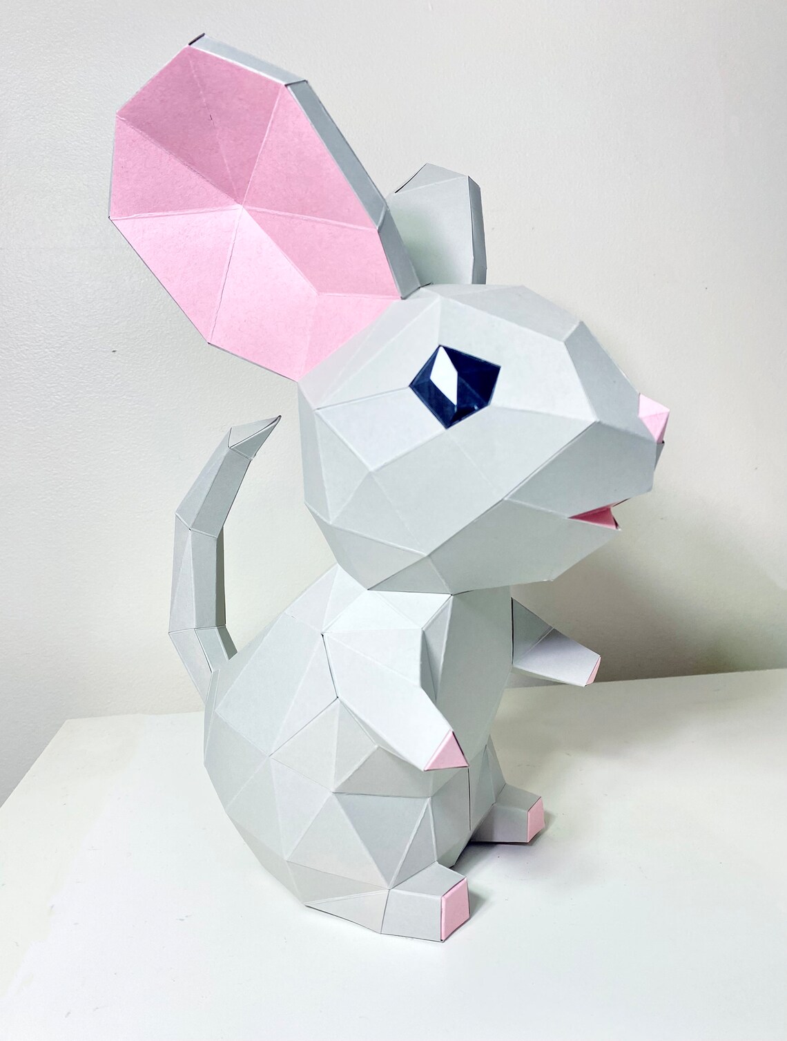 Mice 3D Papercraft, Baby Mouse & Mama Mouse. Get 3D SVG and PDF Digital ...