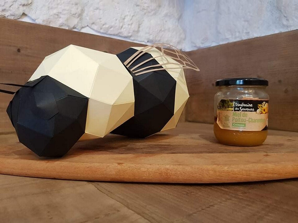 Bumblebee 3d Papercraft. You Get a PDF Digital File With | Etsy