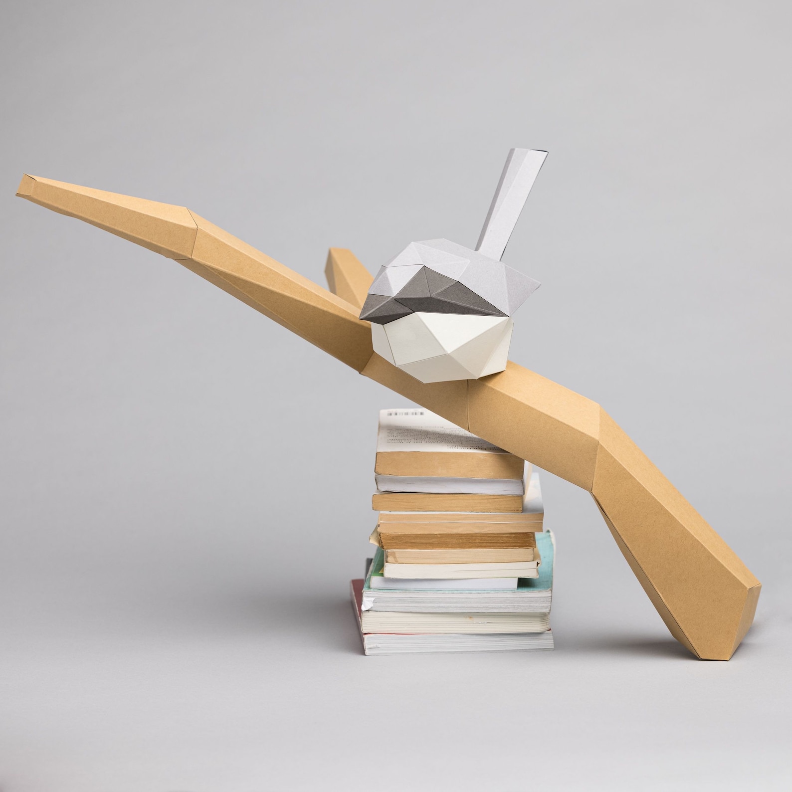 Chickadee on Branch 3d Papercraft. You Get SVG and PDF Digital File ...