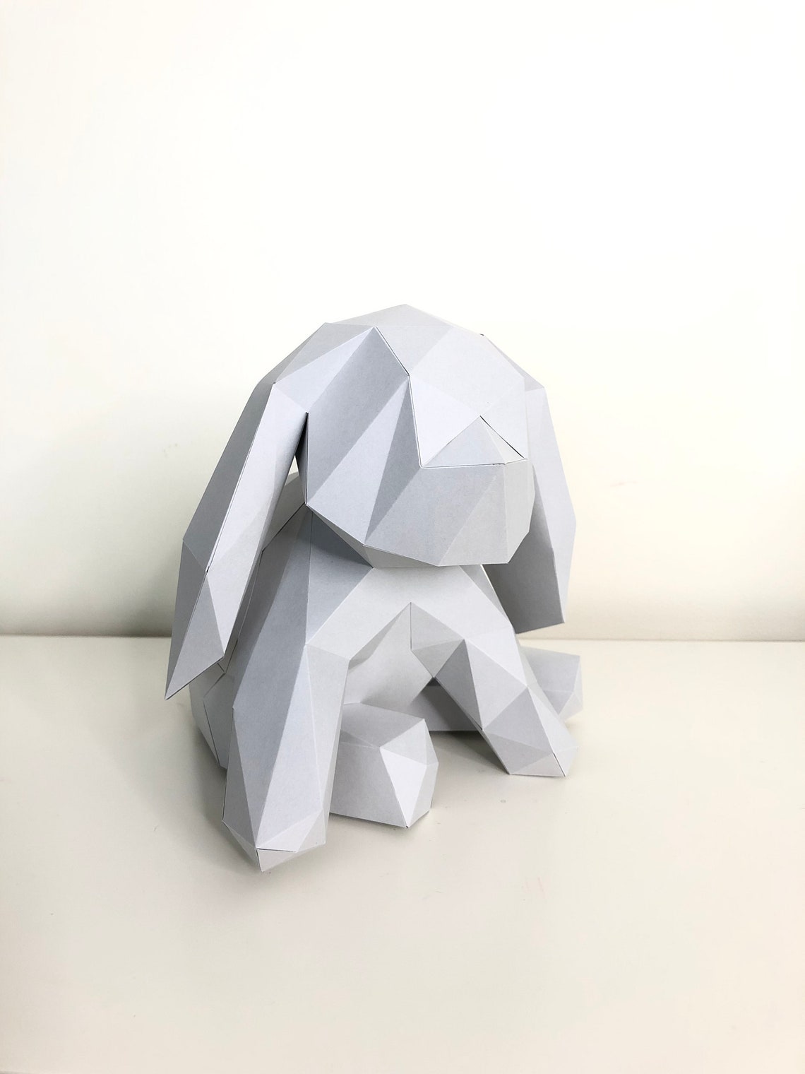 Bunny Together Family 3d Papercraft Parent Baby. You Get a - Etsy