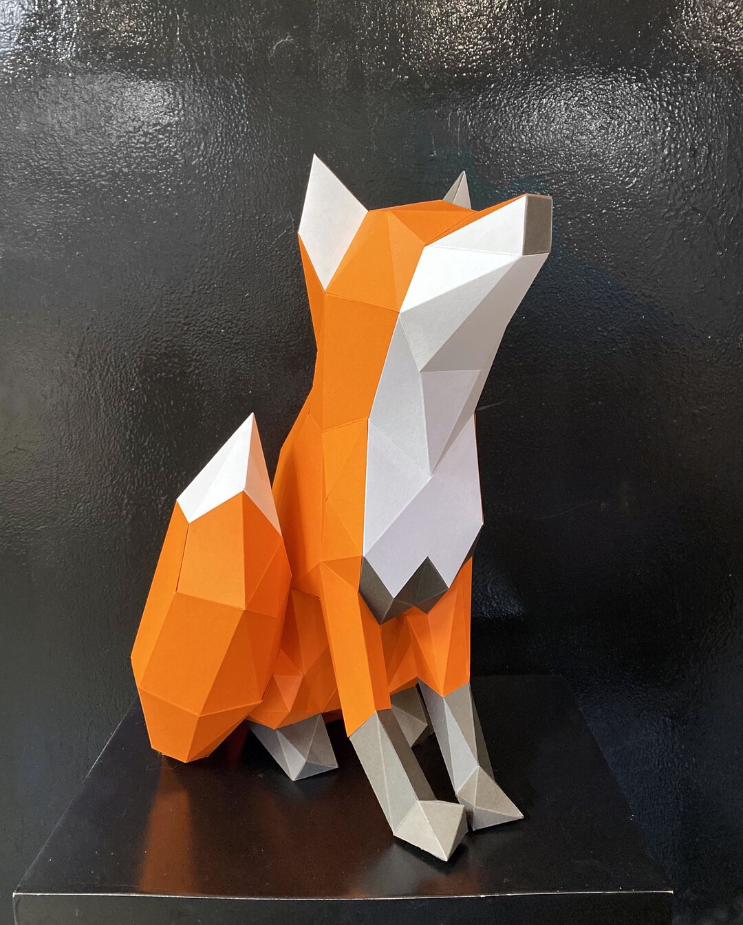Fox teen 3D Papercraft. You Get SVG and PDF Digital File - Etsy