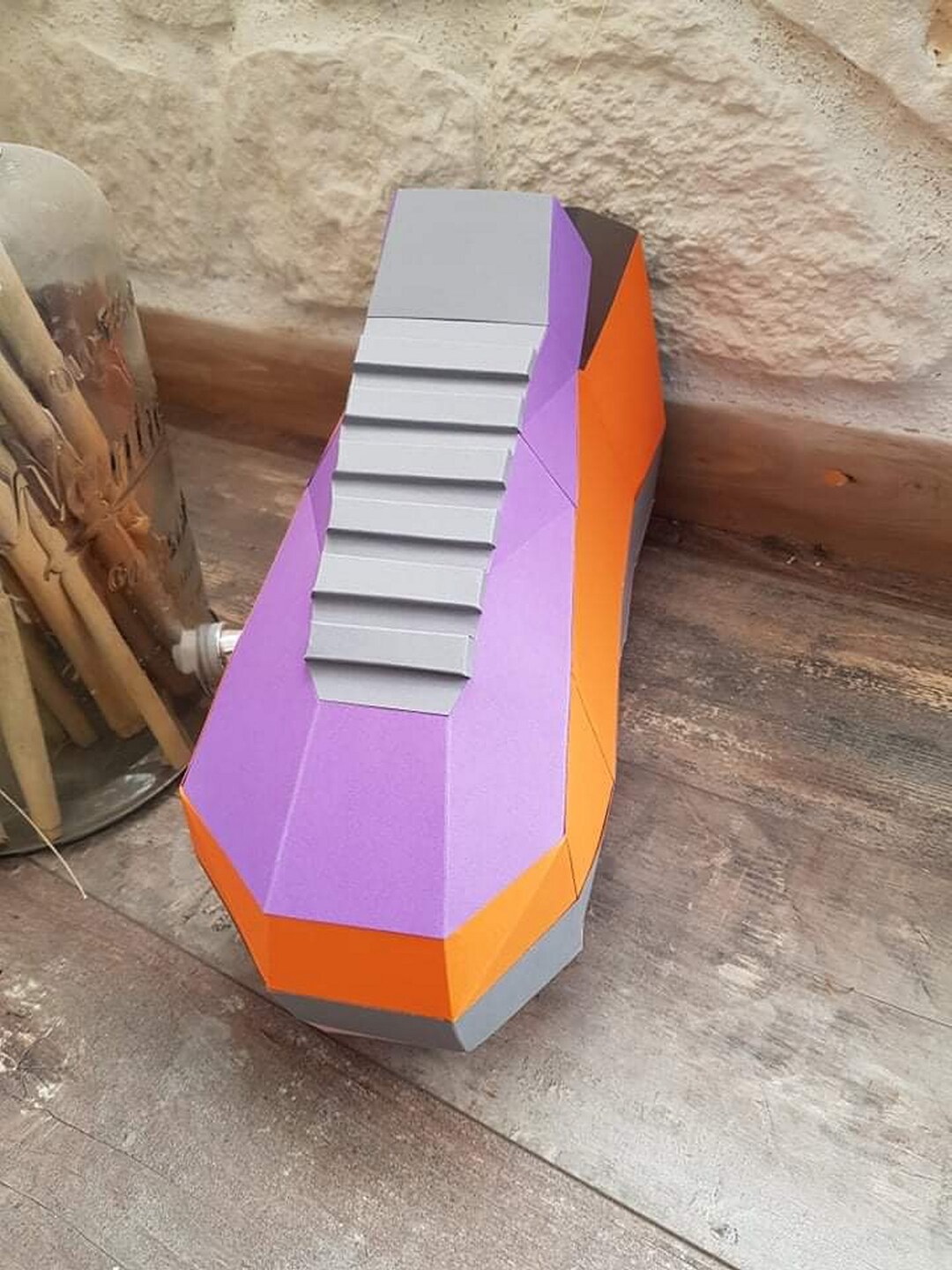 Running Shoe 3D Papercraft. You Get SVG and PDF Digital File Templates ...