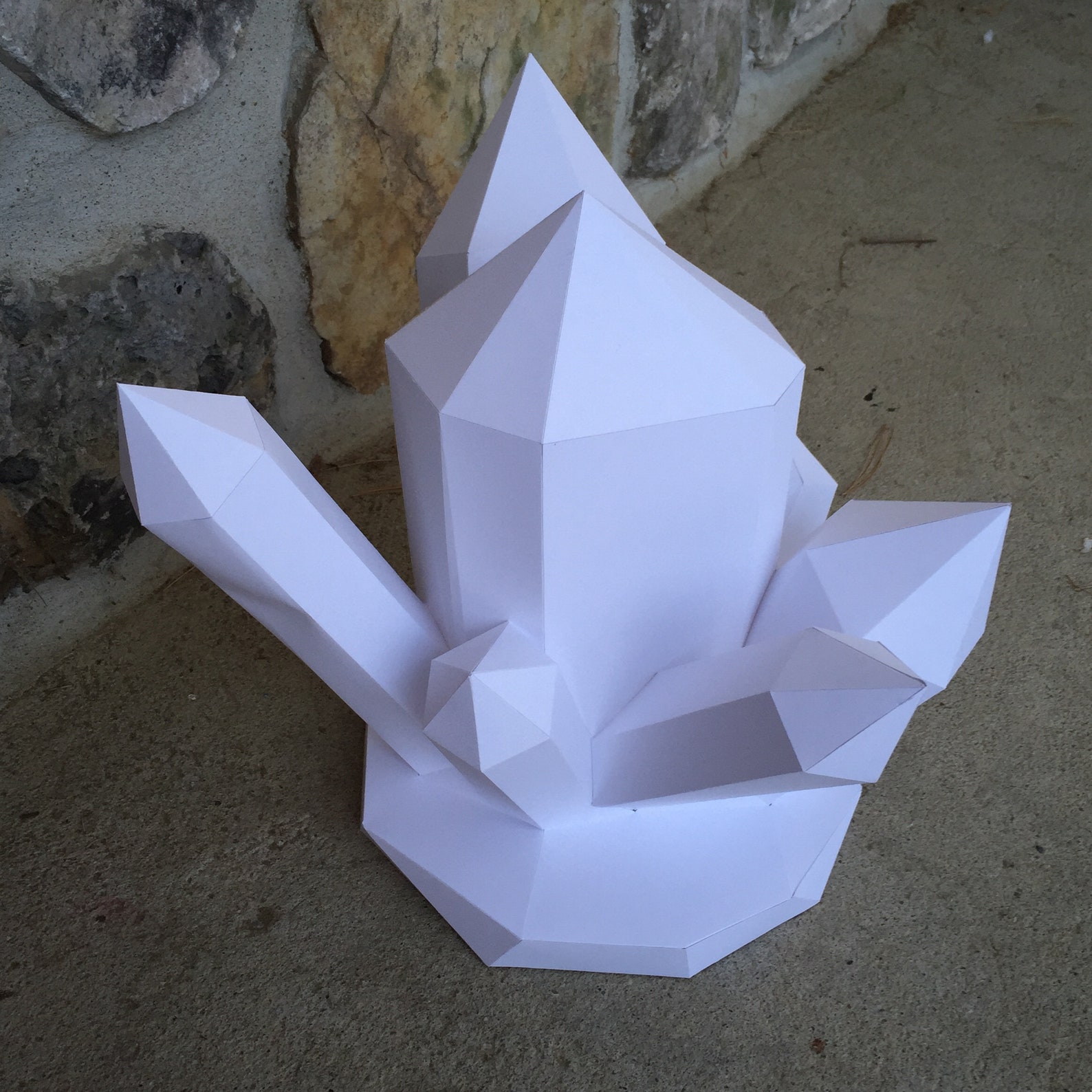 Crystal Papercraft. With This Purchase You Get SVG and PDF Digital ...